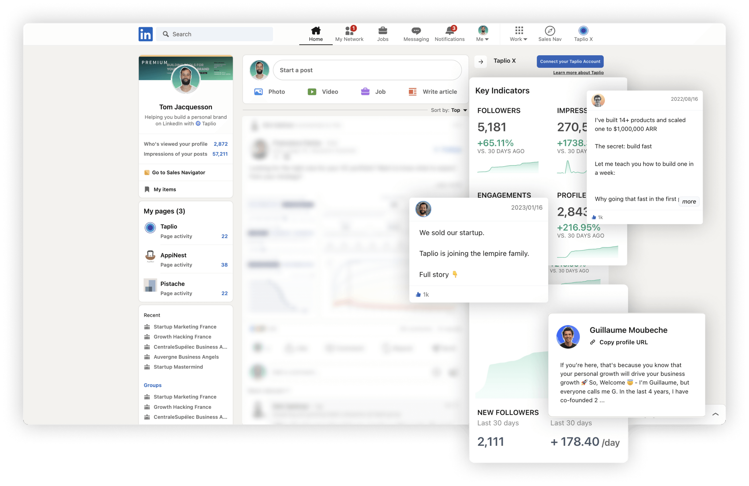 Taplio Free Chrome Extension Taplio Free Chrome Extension